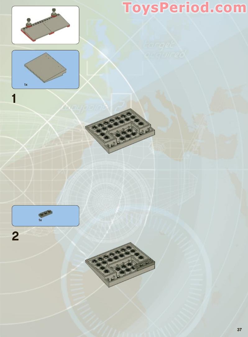 LEGO 8487 Flo's V8 Cafe Instructions and Parts List