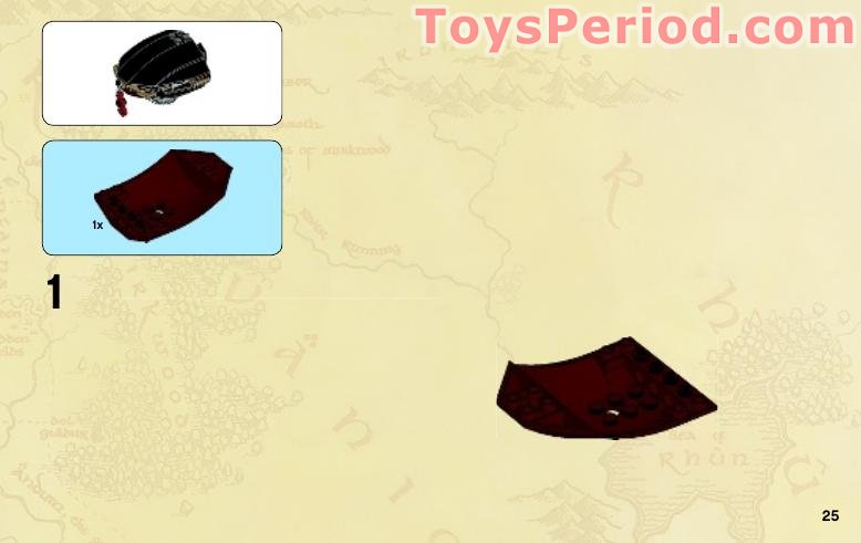 LEGO 9470 Shelob Attacks Instructions and Parts List