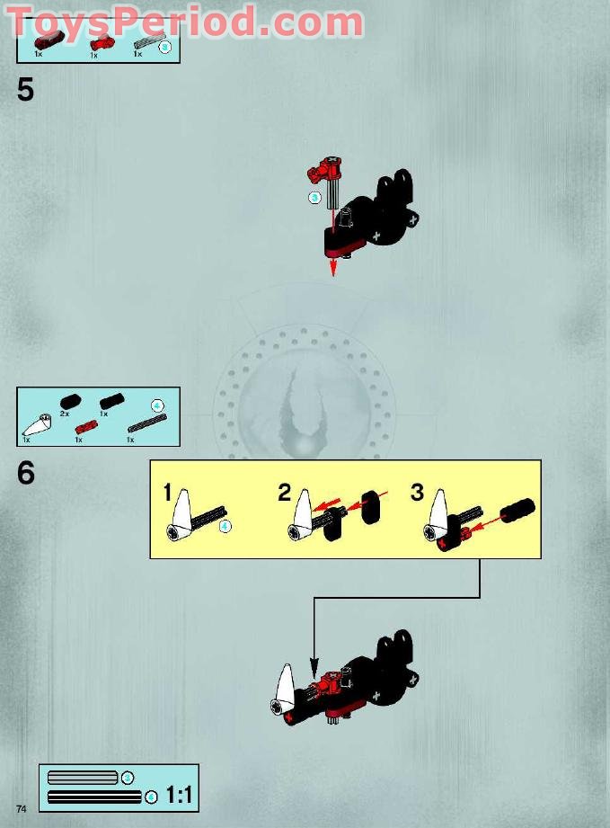 LEGO 10204 Vezon and Kardas Instructions and Parts List