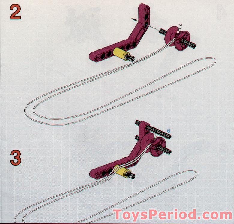 LEGO 2854 Bungee Chopper Instructions and Parts List