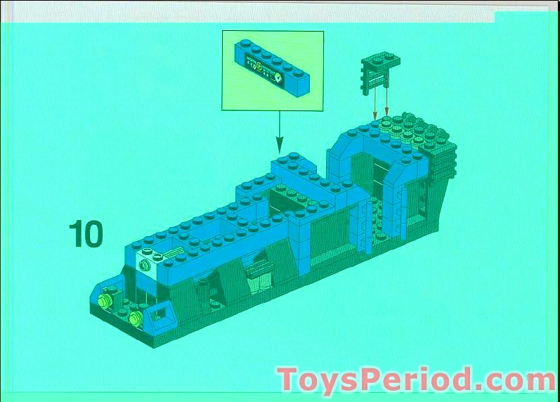 LEGO 3741 My Own Train - Large Engine, Plain Without Trim Instructions ...