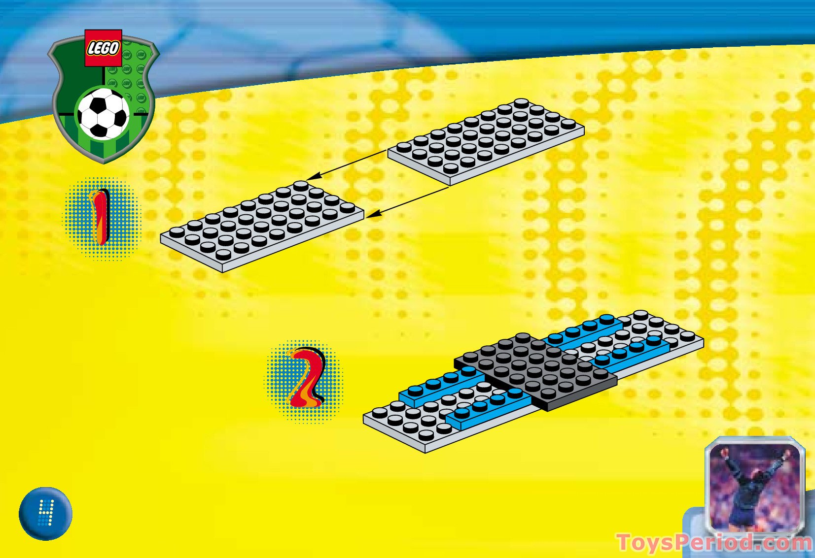 LEGO 3406 Americas Bus Instructions and Parts List