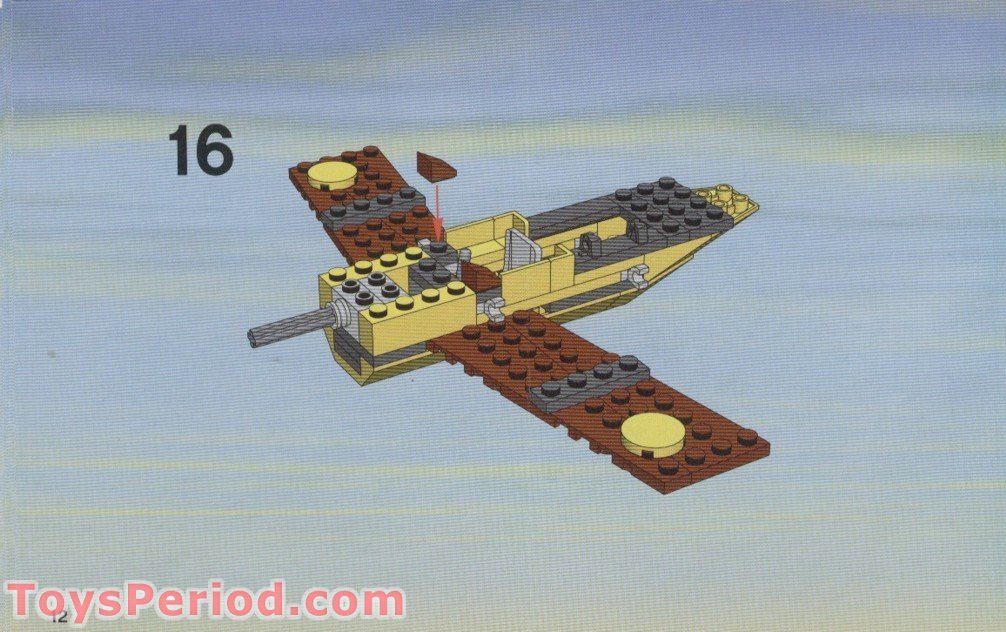 LEGO 4778 Desert Biplane Instructions and Parts List
