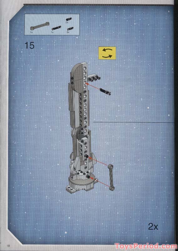 LEGO 4483-1 AT-AT, Black Box Instructions and Parts List