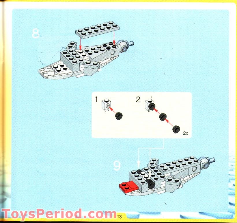 LEGO 4506 Deep Sea Predators Instructions and Parts List