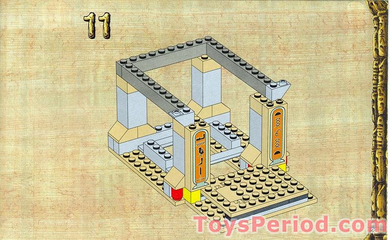 LEGO 5919 Treasure Tomb Instructions and Parts List