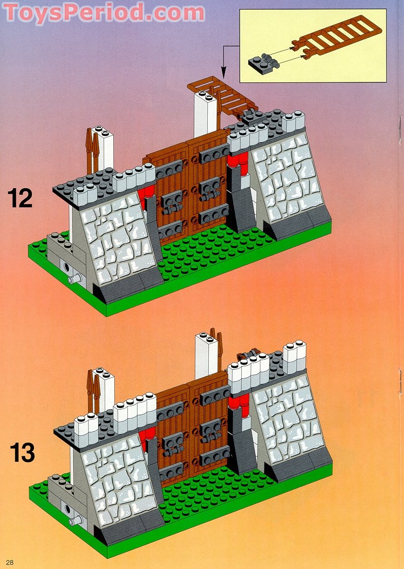 LEGO 6093 Flying Ninja Fortress Instructions and Parts List