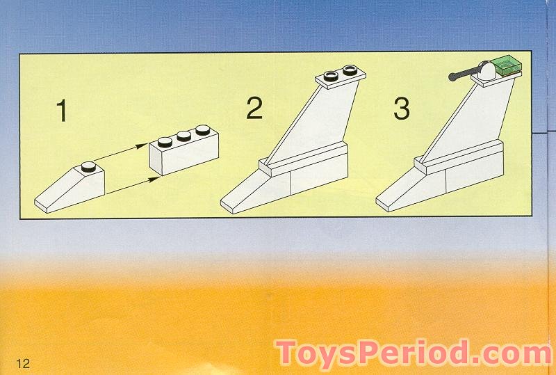 LEGO 6465 Space Port Jet Instructions and Parts List