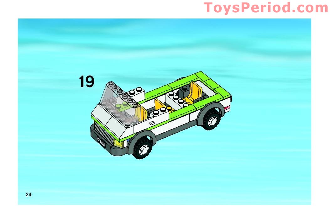 LEGO 7639 Camper Instructions and Parts List