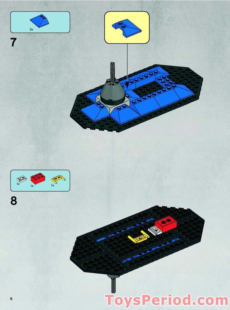 LEGO 7664 Tie Crawler Instructions and Parts List
