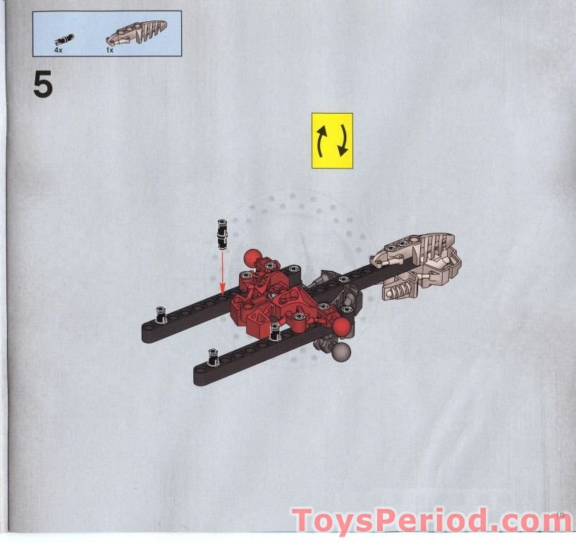 LEGO 8764 Vezon and Fenrakk Instructions and Parts List