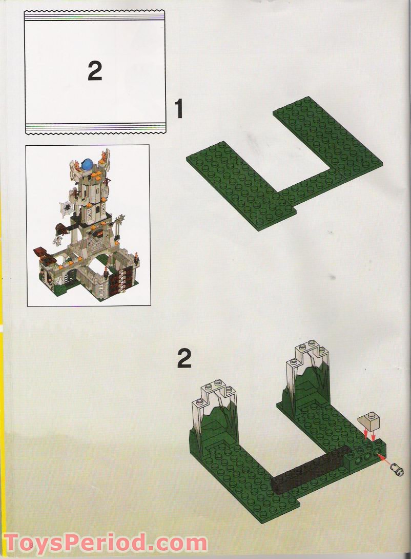 LEGO 8823 Mistlands Tower Instructions and Parts List