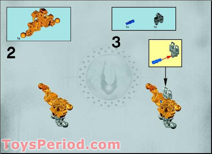 LEGO 8900 Reidak Instructions and Parts List