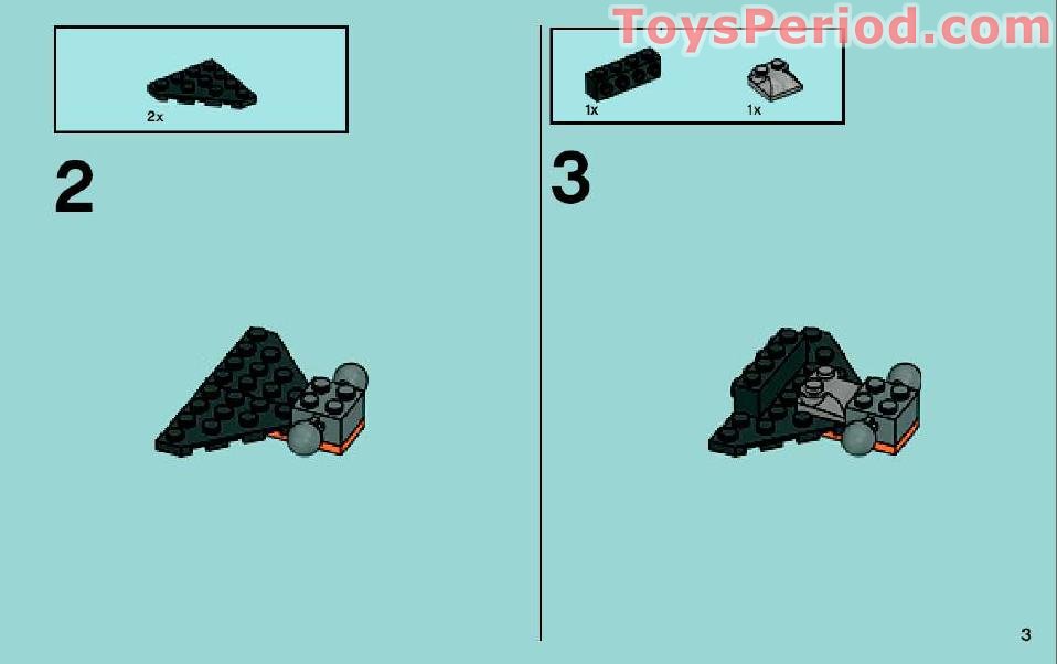 LEGO 8101 Claw Crusher Instructions and Parts List