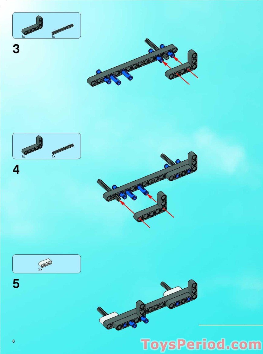 LEGO 8118 Hybrid Rescue Tank Instructions and Parts List