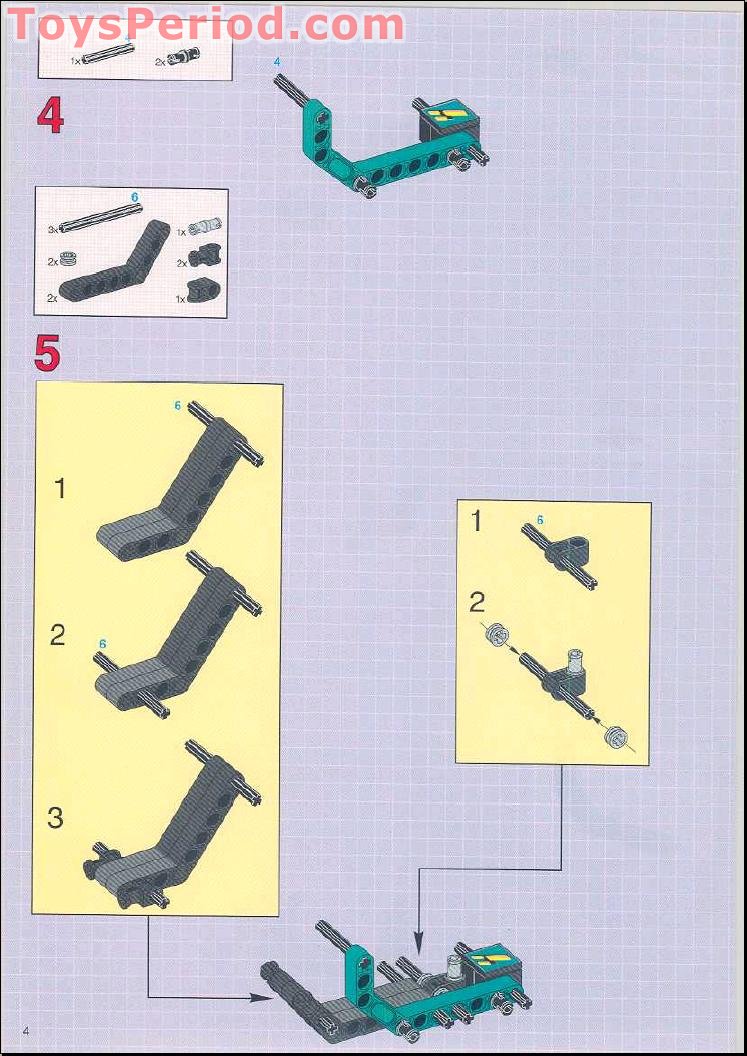 LEGO 8257 Cyber Strikers Instructions and Parts List