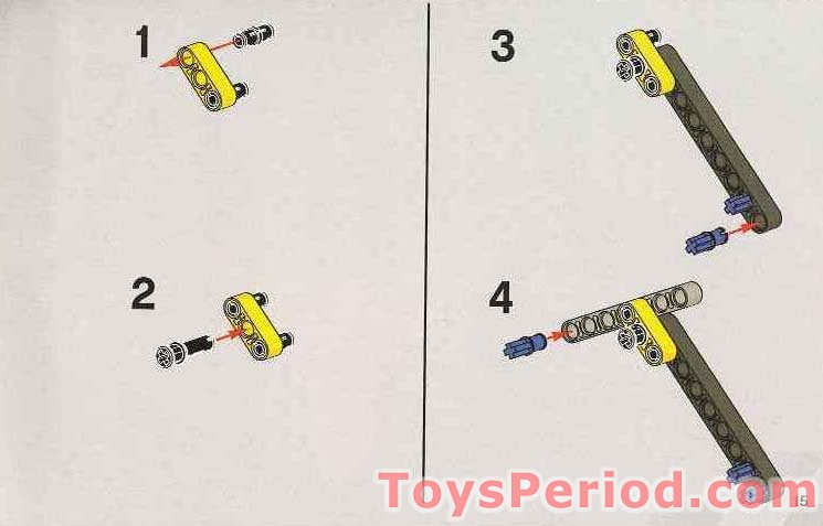LEGO 8490 Desert Hopper Instructions and Parts List