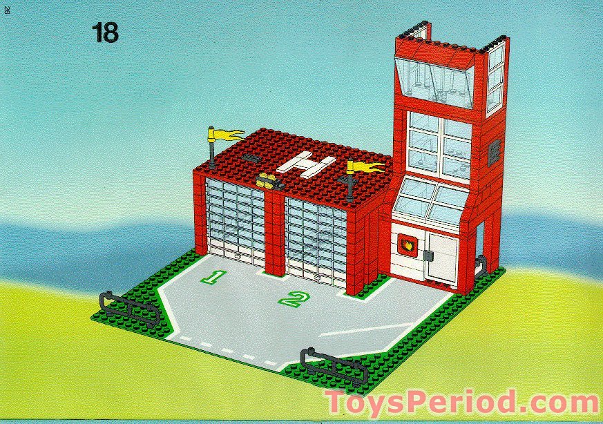 LEGO 6571 Flame Fighters Instructions and Parts List