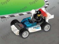 LEGO 4600 Police Cruiser Instructions and Parts List