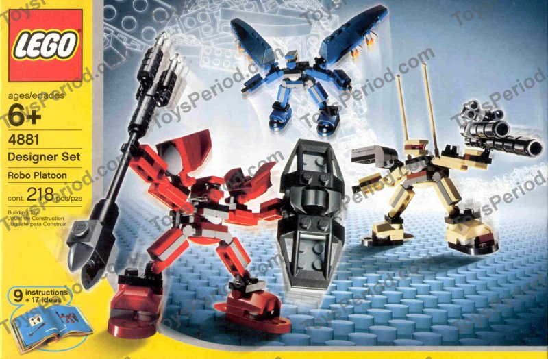 LEGO 4881 Robo Platoon Instructions and Parts List