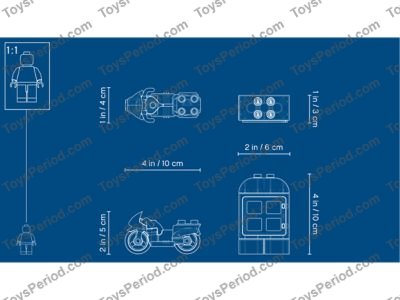 LEGO 10900 Police Bike Set Parts List