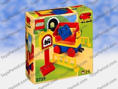 LEGO 2739 Tipping Cargo Wagon Set Parts List