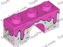 LEGO Sets with Part 4490pb07 Arch 1 x 3 with Frosting Dripping over ...
