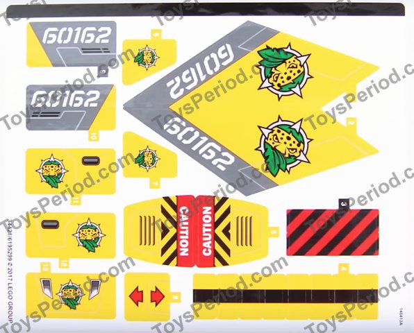 LEGO Sets with Part 60162stk01 Sticker Sheet for Set 60162 - (34421/ ...