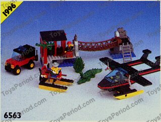 LEGO 6563 Gator Landing Instructions and Parts List