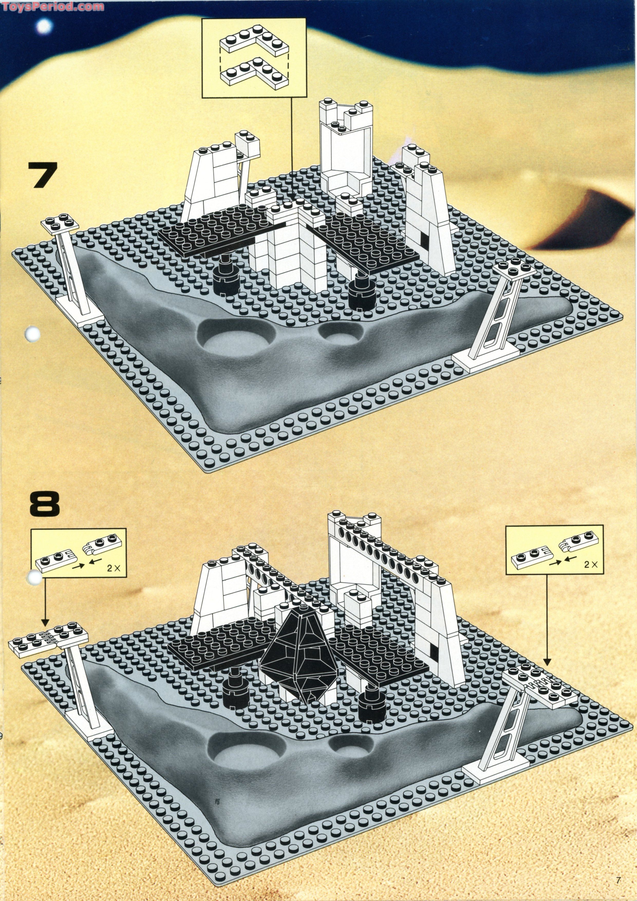 LEGO 6722 Styracosaurus Instructions and Parts List