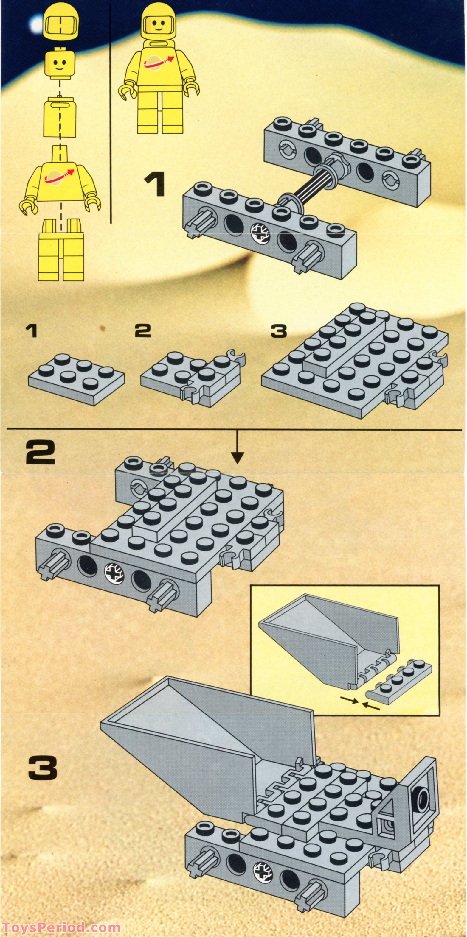LEGO 6847 Space Dozer Instructions and Parts List