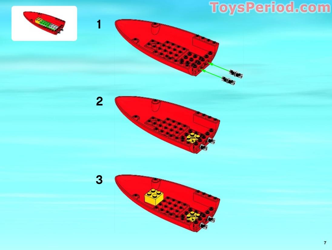 LEGO 3182 Airport Instructions and Parts List