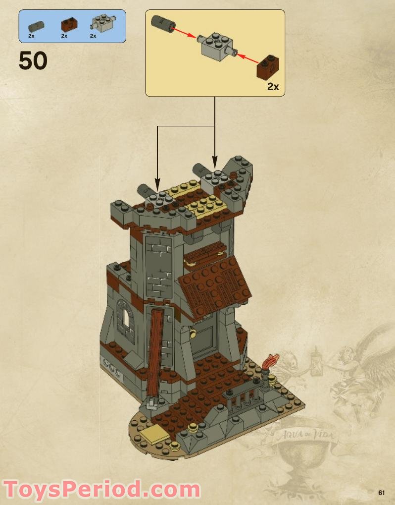 LEGO 4194 Whitecap Bay Instructions and Parts List