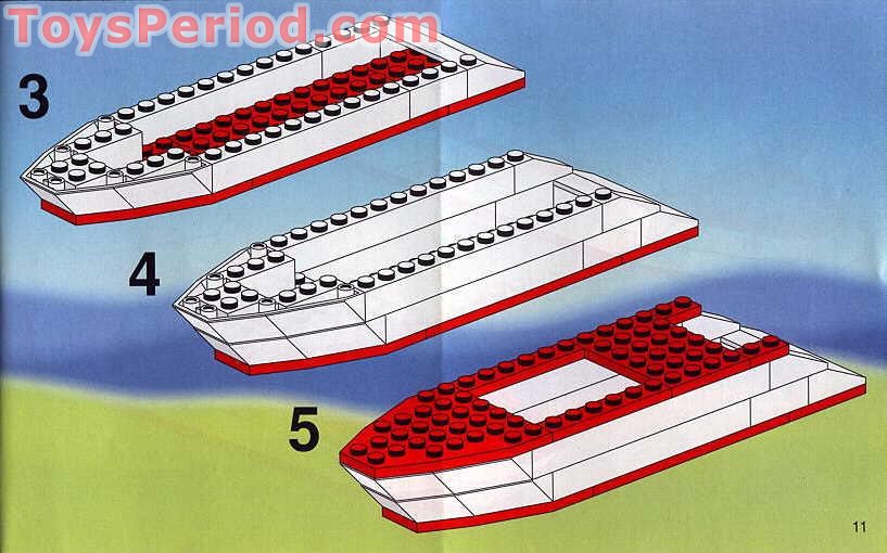 LEGO 1792 Pleasure Cruiser Instructions and Parts List