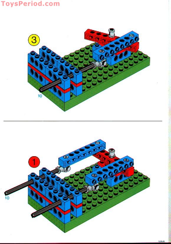 LEGO 1031 Building Instructions for Set 1030 Instructions and Parts List