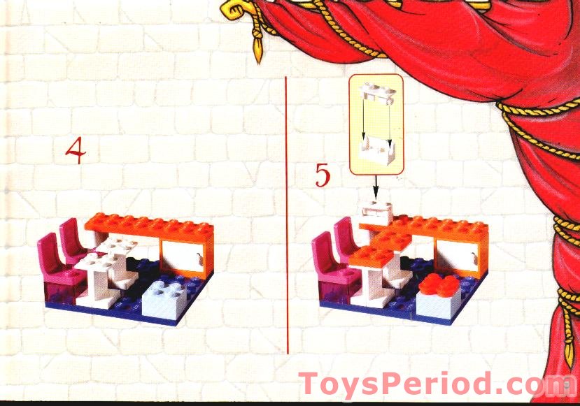 LEGO 4721 Hogwarts Classroom Instructions and Parts List