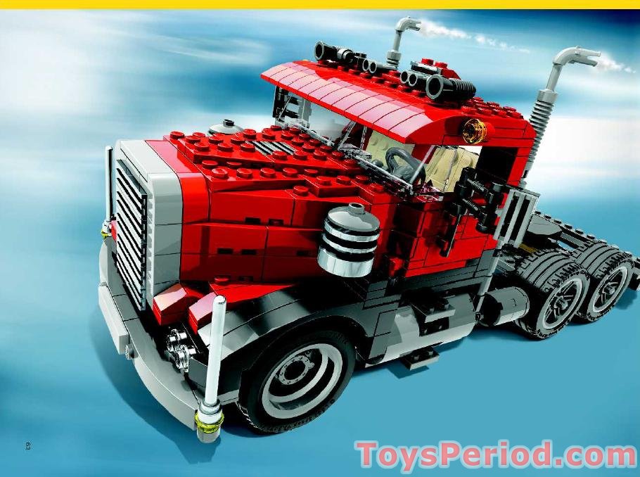 LEGO 4955 Big Rig Instructions and Parts List