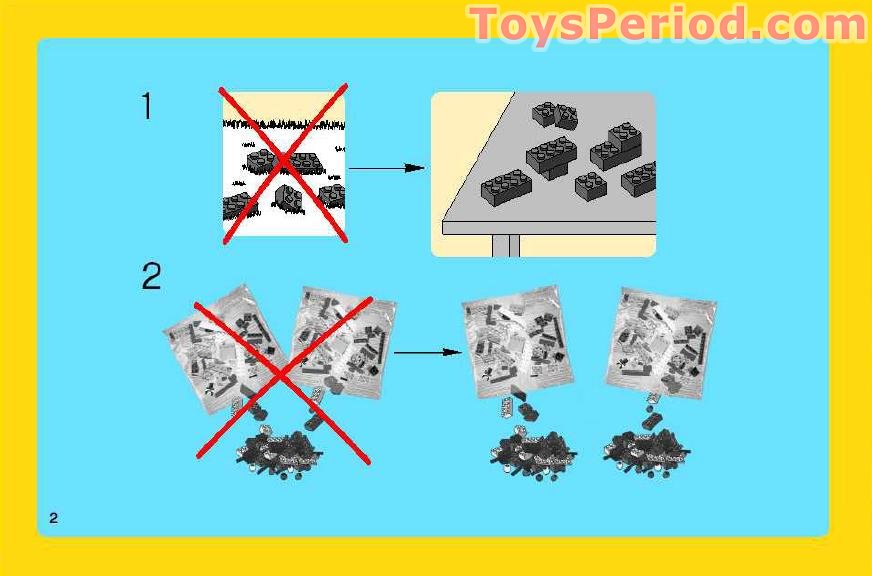 LEGO 4994 Fierce Creatures Instructions and Parts List