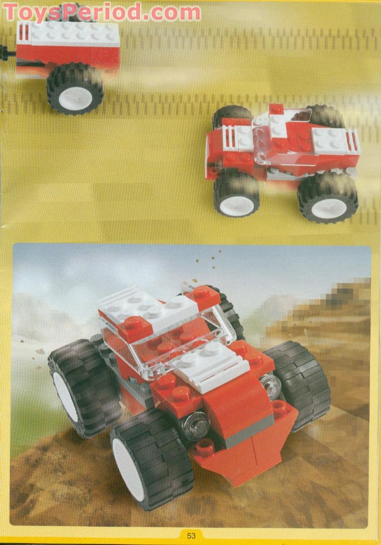 LEGO 4100 Maximum Wheels Instructions and Parts List