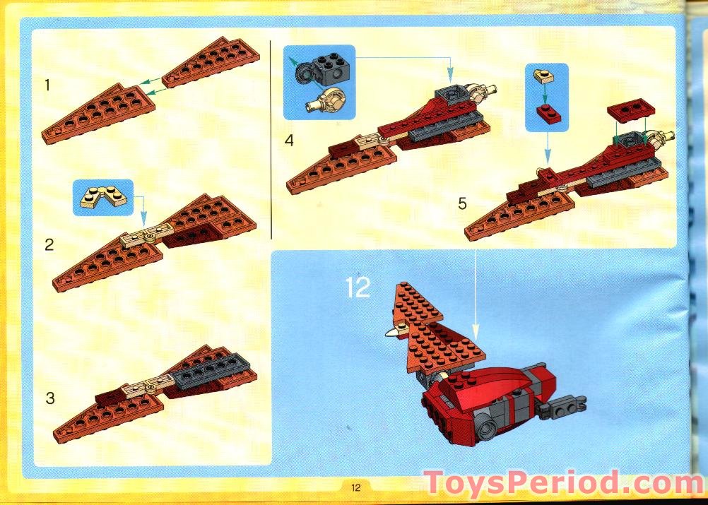 LEGO 4507 Prehistoric Creatures Instructions and Parts List