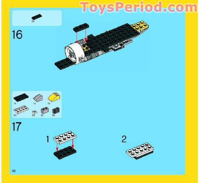 LEGO 6745 Propeller Power Set Parts Inventory and Instructions - LEGO ...