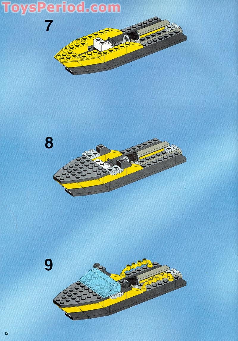 LEGO 6479 Emergency Response Center Instructions and Parts List