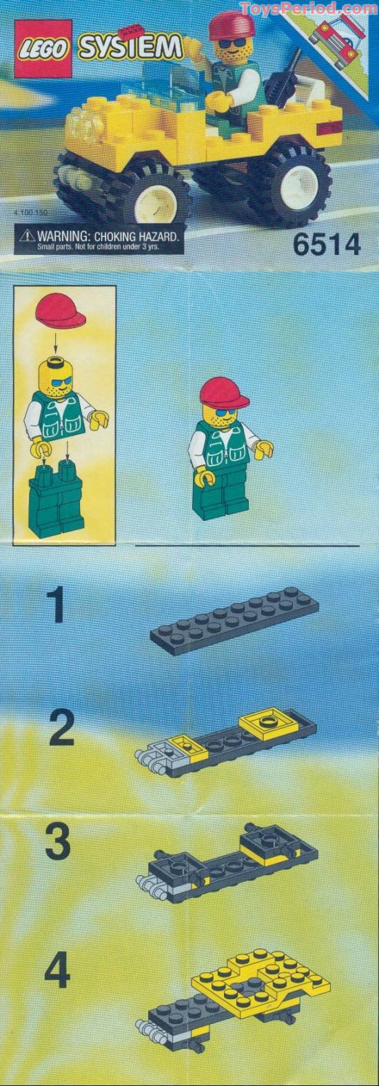 LEGO 6514 Trail Ranger Instructions and Parts List