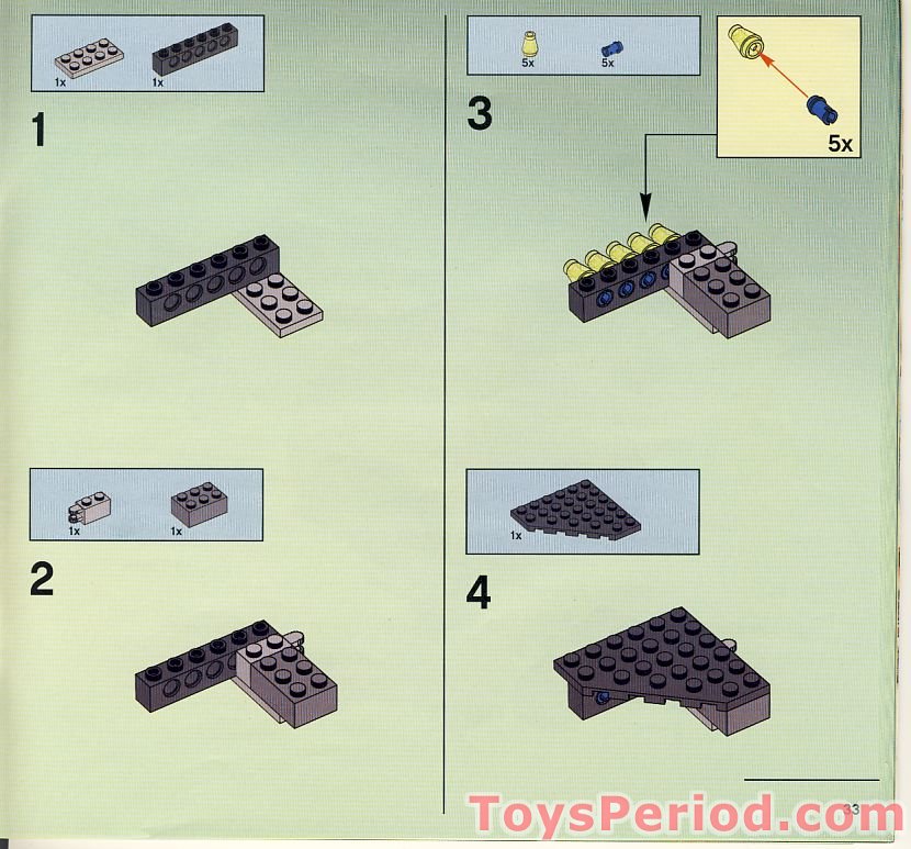 LEGO 7693 Etx Alien Strike Instructions and Parts List
