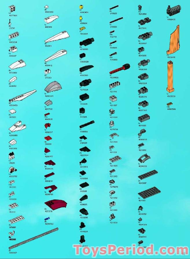 LEGO 7714 Golden Guardian (Limited Gold Edition) Instructions and Parts ...