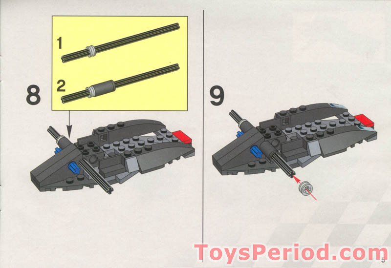 LEGO 8647 Night Racer Instructions and Parts List