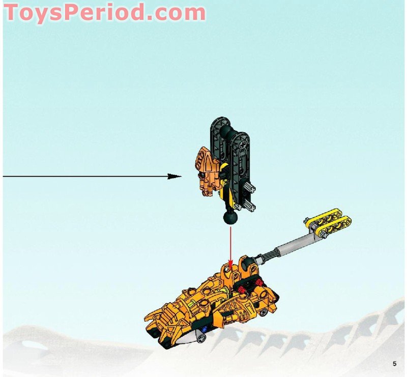 LEGO 8998 Toa Mata Nui Instructions and Parts List