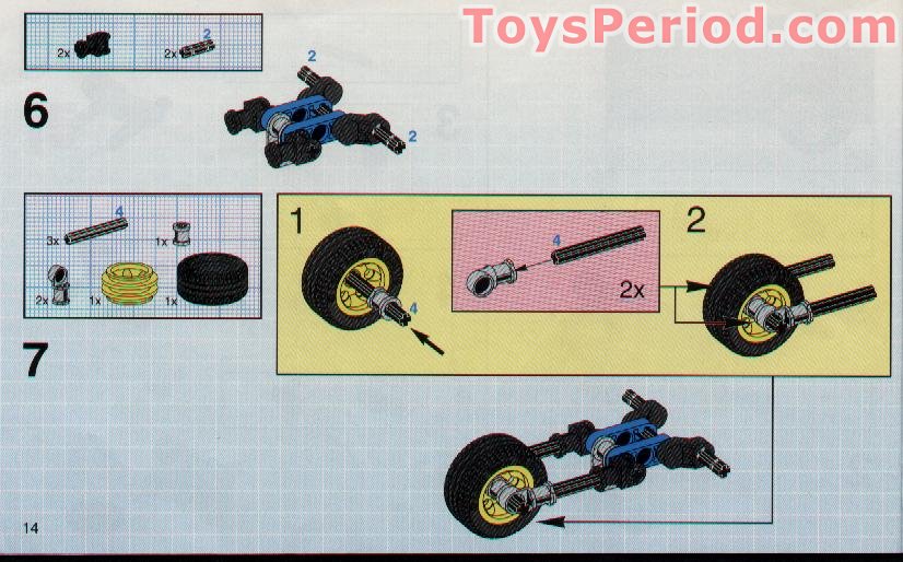 LEGO 8218 Trike Tourer Instructions and Parts List