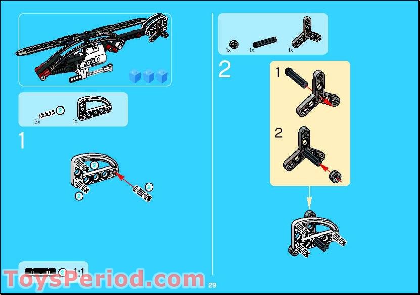 LEGO 8433 Cool Movers Instructions and Parts List