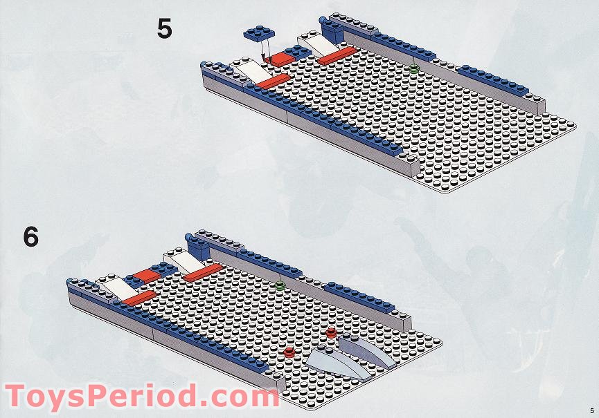 LEGO 3538 Snowboard Boarder Cross Race Instructions and Parts List